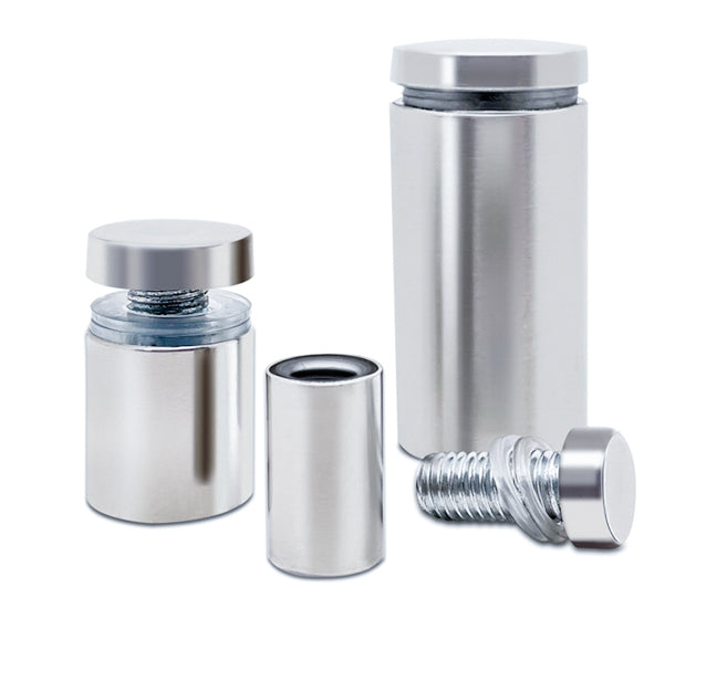 Satin Silver Standoff Mounts - Stainless Steel – OG Secure