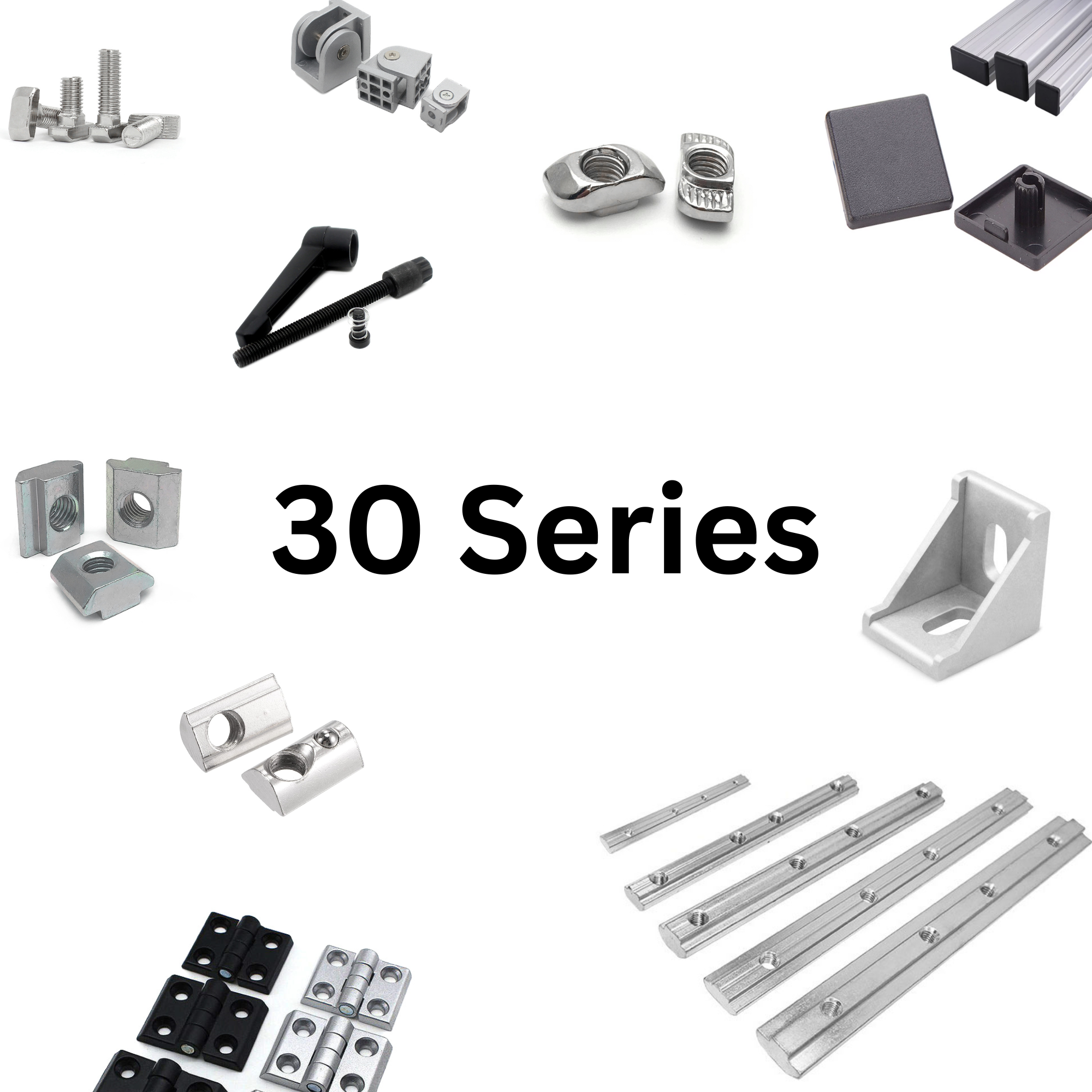 30 Series Aluminium Profile Accessories – OG Secure